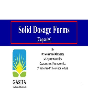 solid dosage forms (pharmaceutical capsules).pptx