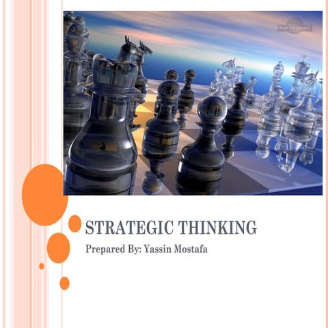 3rd workshop strategic thinking | PPT