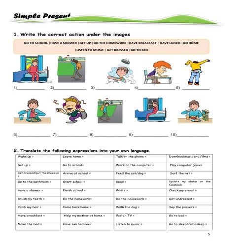 Comprehensive English Grammar Presentation on Present Simple Tense ...