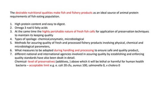 Shelf life of food | PPTX | Chemistry | Science