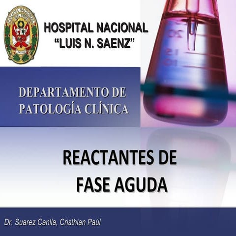 3 Reactantes Fase Aguda | PPT