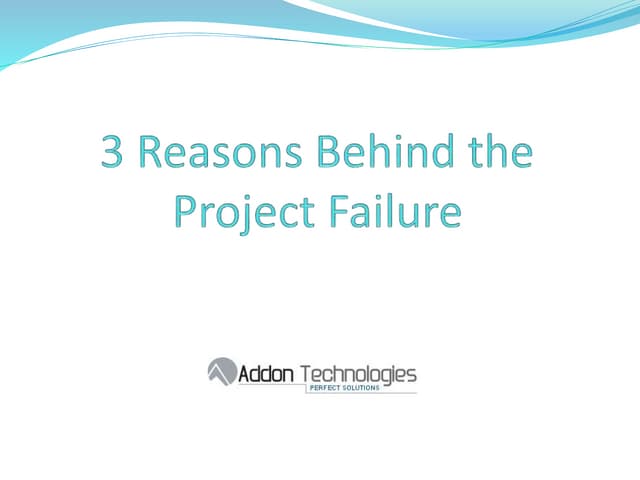 Failed project research paper | DOCX