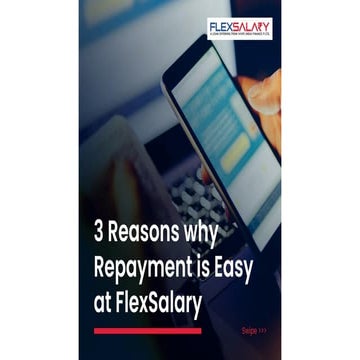 3 Reasons Why Repayment is easy | PPT