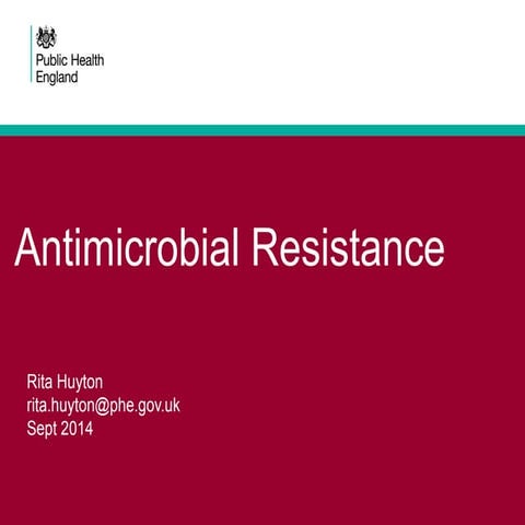 Antimicrobial Resistance | PPT