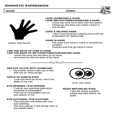 IDIOMATIC EXPRESSION | PDF