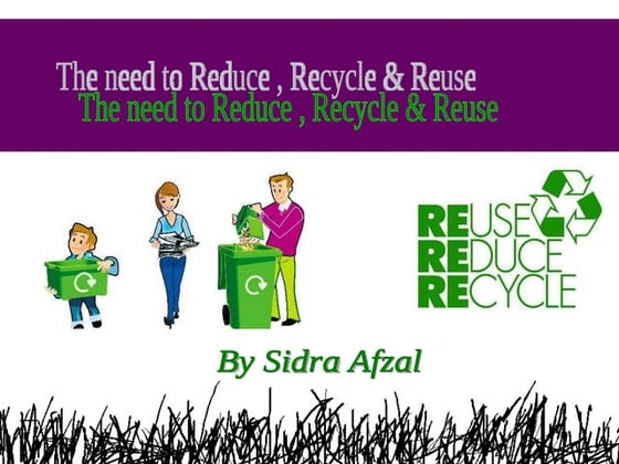 5 R- Reduce, Reuse, Recycle, Refuse, Recover | PPT