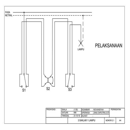 3 saklar 1 lampu | PDF