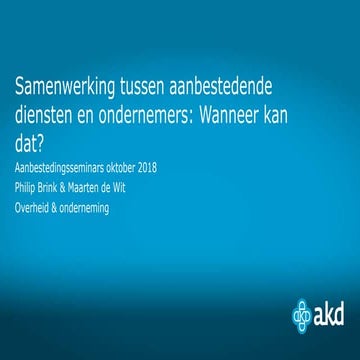 1 samenwerking tussen aanb diensten 2018 | PPTX