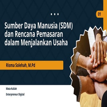 SUMBER DAYA MANUSIA (SDM) DAN RENCANA PEMASARAN.pptx