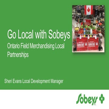 Go Local with Sobeys | PDF