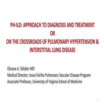 PH-ILD: Approach to Diagnosis and Treatment.pptx