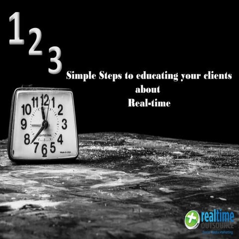 3 Simple Steps to Educating your Clients about Real-time | PPT