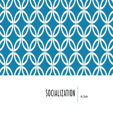 The Socialization | Chapter number 3.pdf