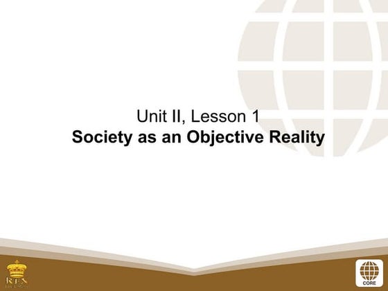 Concept and definition of society | PPT