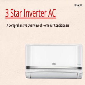 Best Inverter AC in India- Hitachi Aircon | PPTX