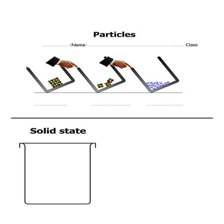 Particle-theory - Notes and activities for grade 7 | PPTX