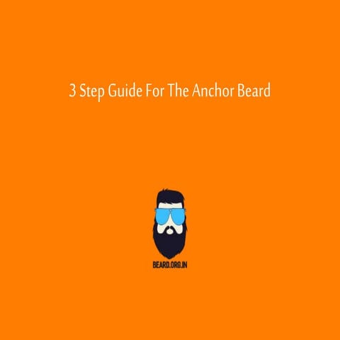 3 step guide for the anchor beard | PPTX