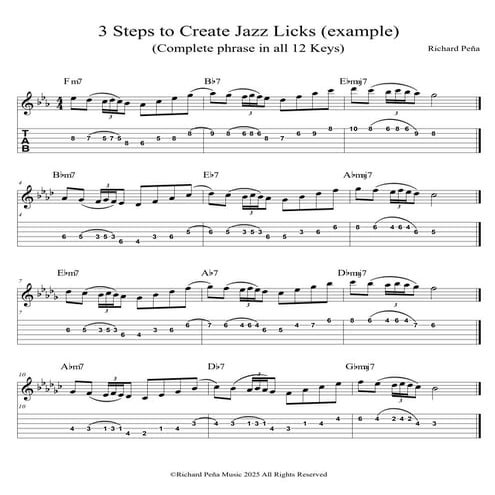 3 Steps to Create Jazz Licks (Complete Phrase in all 12 Keys).pdf