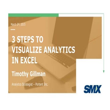3 Steps To Visualize Analytics In Excel | PPT