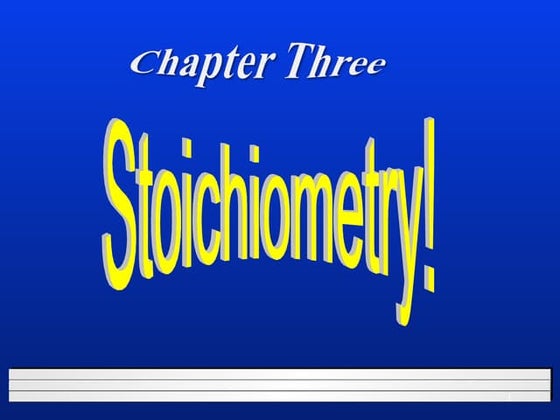 Stoichiometry | PPT