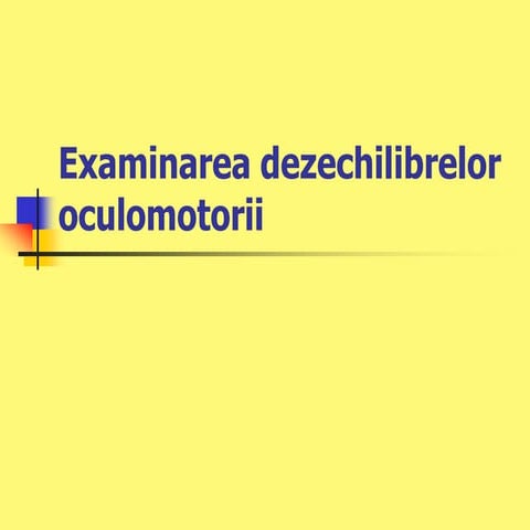 Prezentare oftalmologie strabism powerpoint | PPT