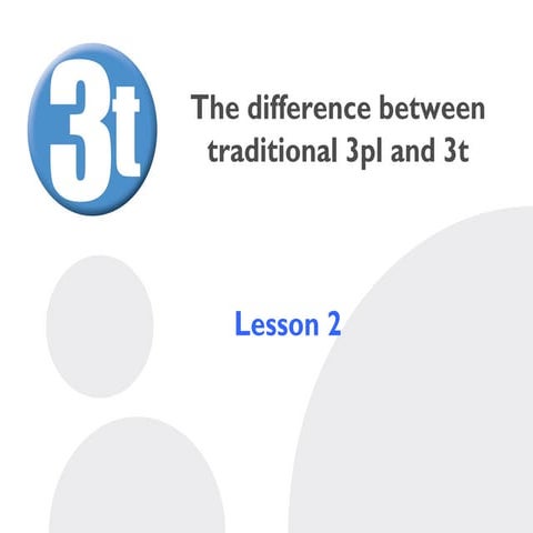 3t verses standard 3pl lesson 2 | PDF