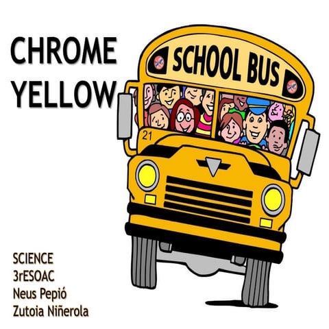 Chemistry_pigments chrome yellow 3r ESO | PPTX