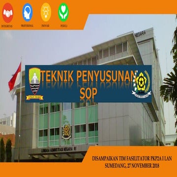 Teknik penyusunan SOP | PPTX