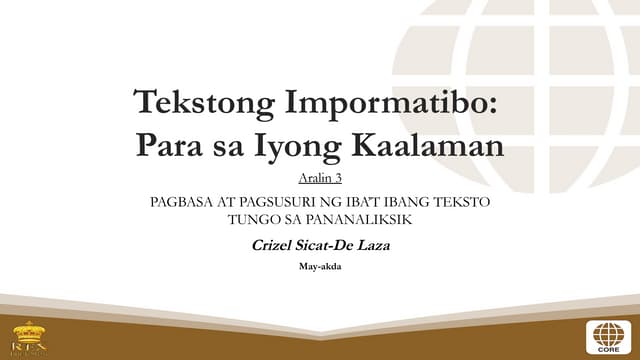 FILIPINO-ARALIN 3 TEKSTONG IMPORMATIBO.pptx