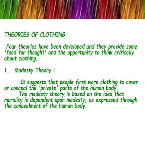 FASHION THEORIES | PPTX