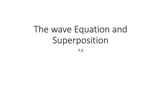 Huygens' Principle | PPTX | Physics | Science