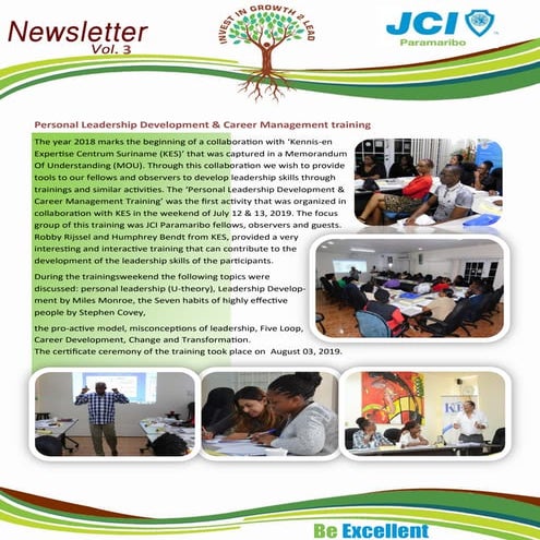 JCI Paramaribo newsletter 3rd quarter | PDF