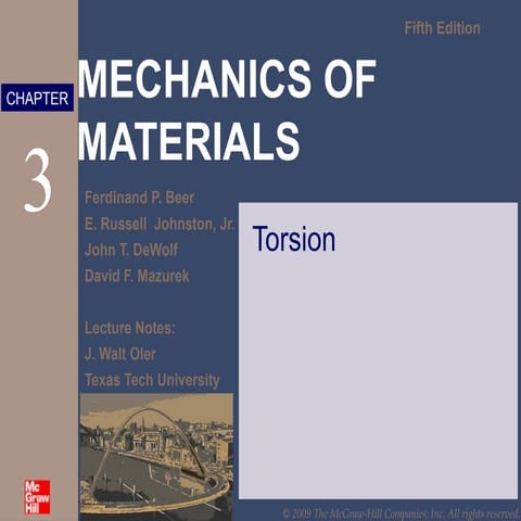 Torsional analysis _ Strength of Materials | PPTX