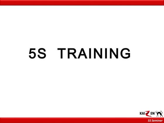 5S Training Presentation | PPT