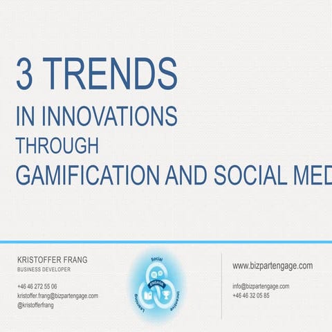Infographic -- Gamification Trends | PDF
