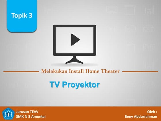 Menjelaskan tv proyektor | PPT