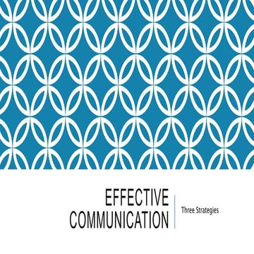 3 types of communication | PPT