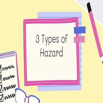 3 Types of Hazard 3 Types of Hazard 3 Types of Hazard | PPTX