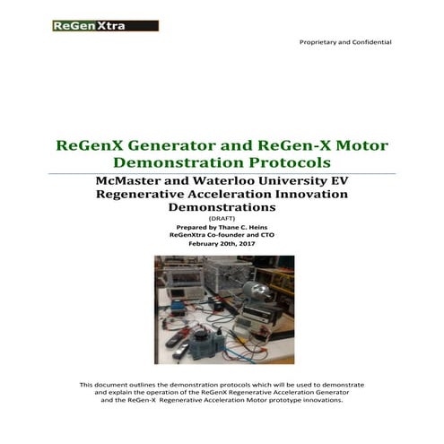 US Patented ReGenX Generator, ReGen-X Quatum Motor EV Regenerative ...