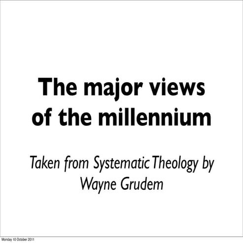 3 views of the millennium | PDF