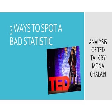 3 ways to spot a bad statistic