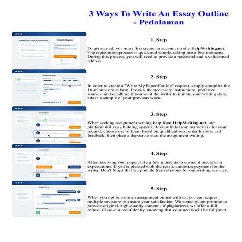3 Ways To Write An Essay Outline - Pedalaman | PDF