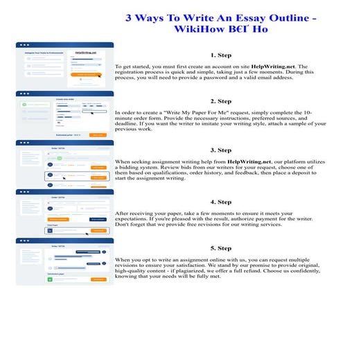 3 Ways To Write An Essay Outline - WikiHow Ho | PDF