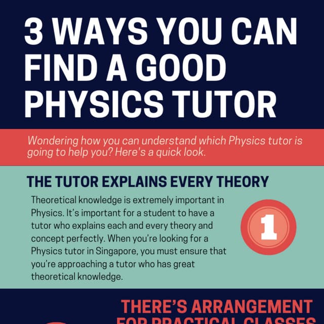 3 ways you can find a good physics tutor | PDF