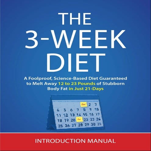 The 3 week diet | PPTX