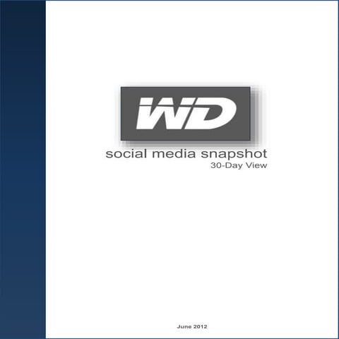 Social Media Snapshot Audit | PPTX