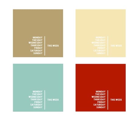 3x4 day-week-cards | PDF