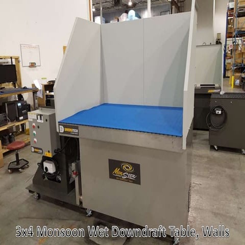 3x4 Monsoon wet downdraft table | PPTX