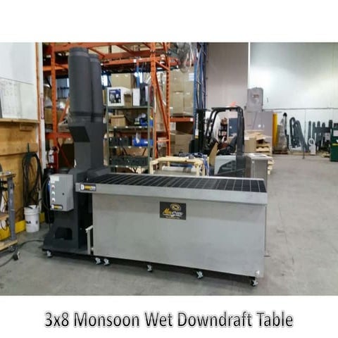 3x8 Monsoon Wet Downdraft Table | PPTX | Chemistry | Science