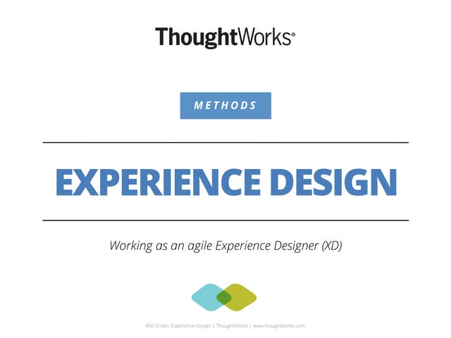 Working As An Agile Experience Designer Ppt